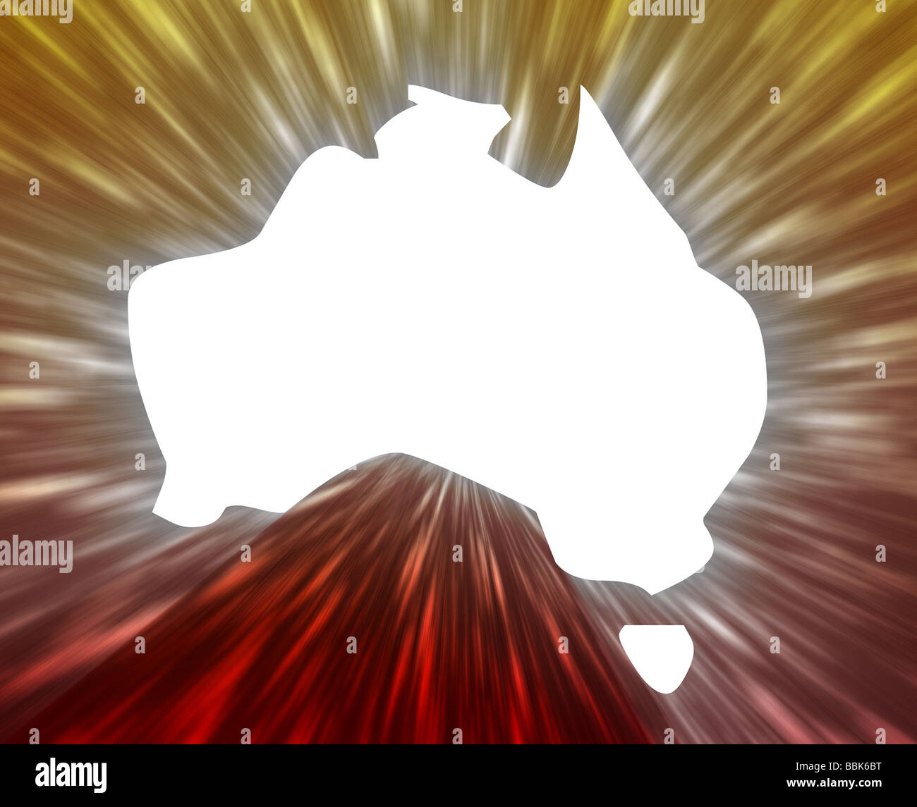 Map of Australia abstract graphical design illustration Stock Photo - Alamy
