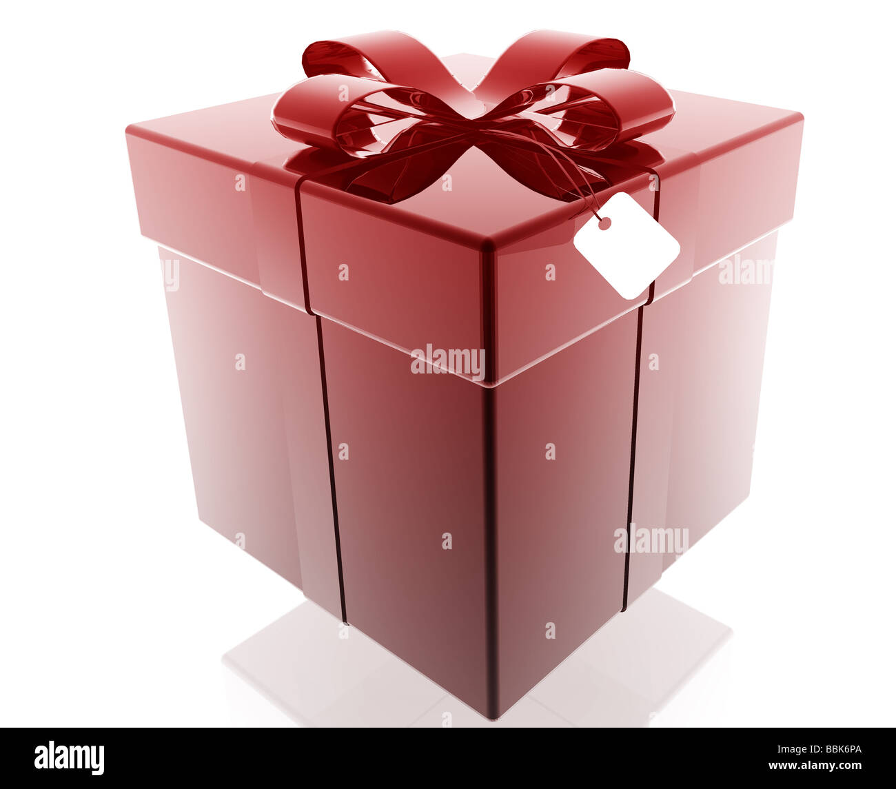 Wrapped fancy present illustration glossy metal style isolated Stock ...