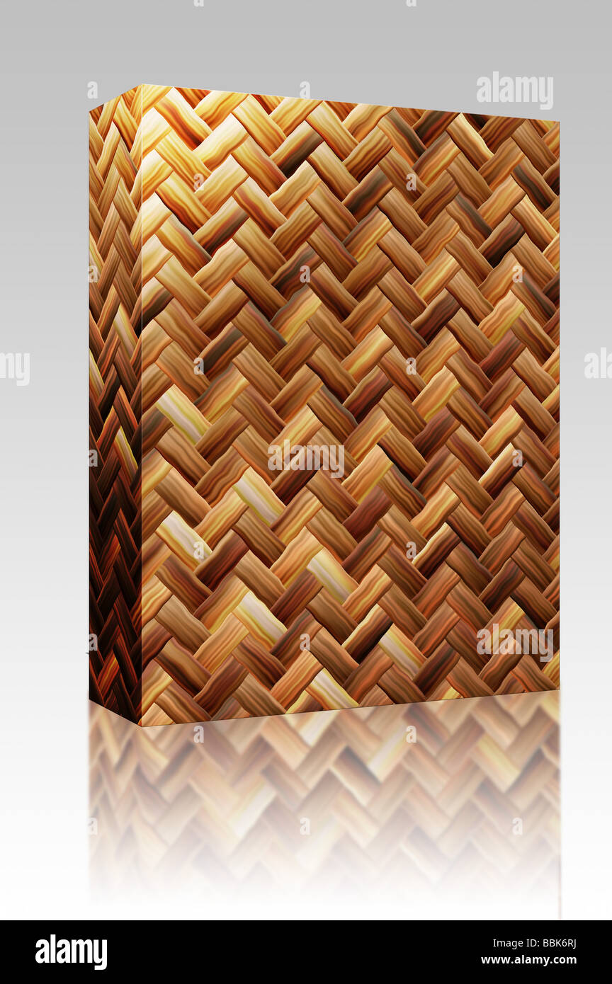 Software package box Woven basket texture seamlessly tiling rendered ...