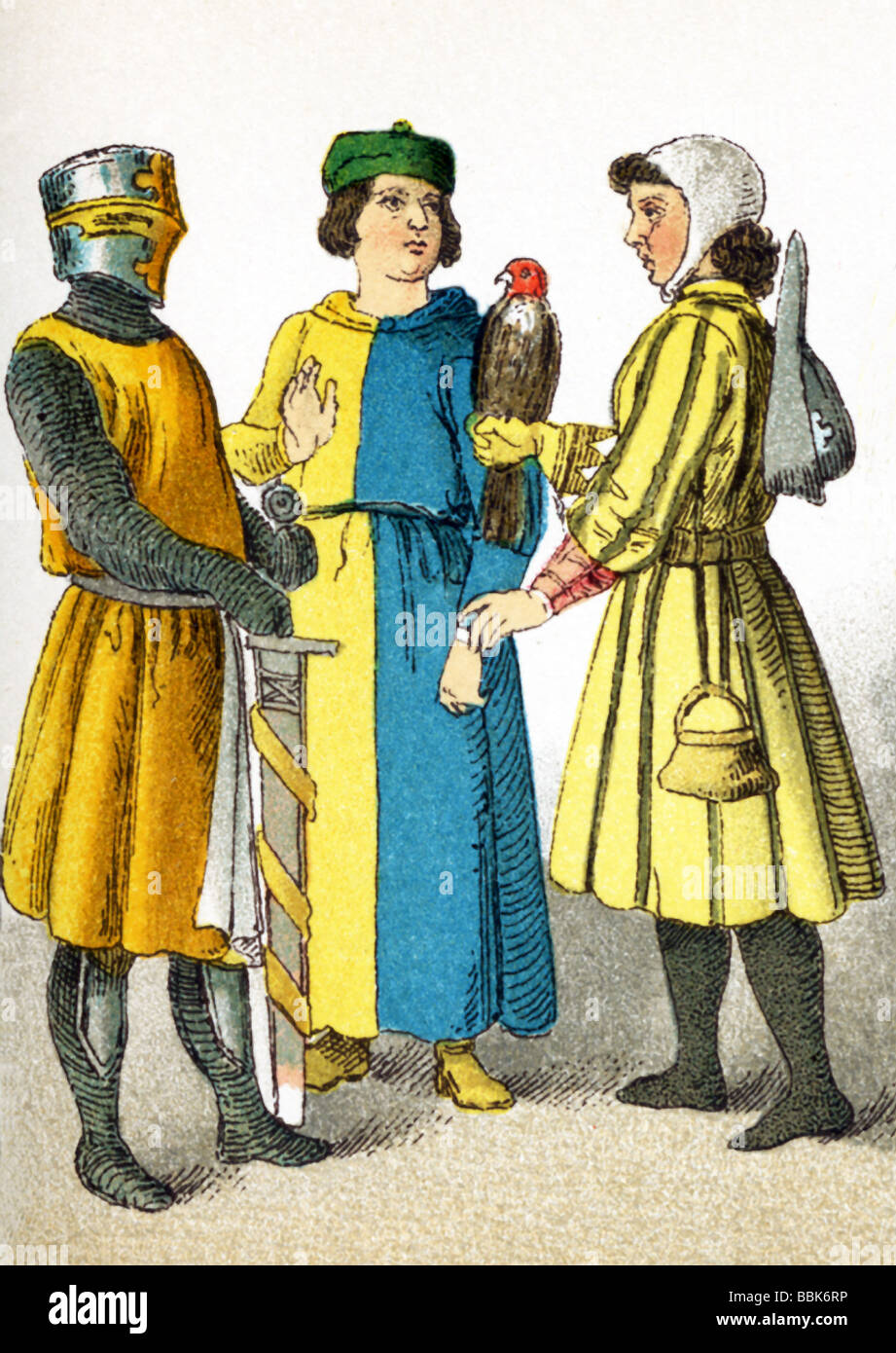 Germans in A.D. 1200 Stock Photo - Alamy