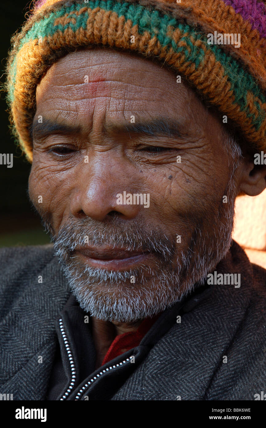 Portrait of a Nepalese man in Kathmandu, NEPAL Stock Photo - Alamy