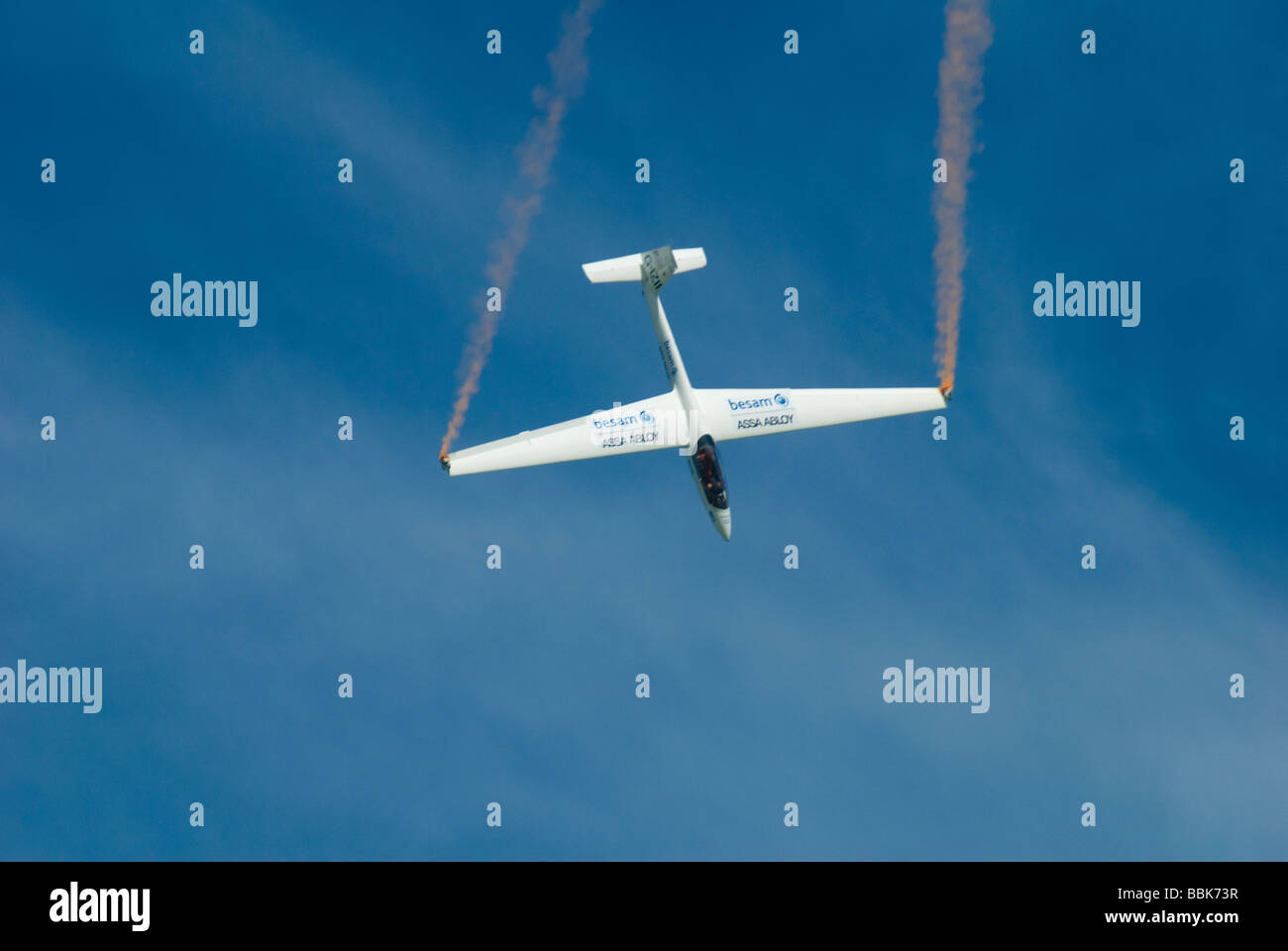 A Glider in acrobatic flight Stock Photo - Alamy