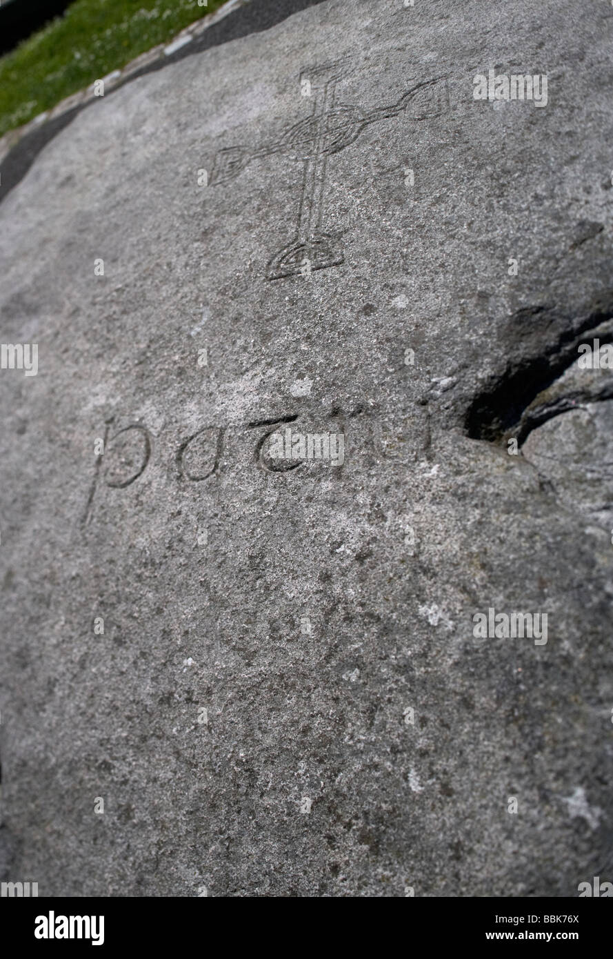 inscribed granite stone marking the supposed grave and burial site of ...