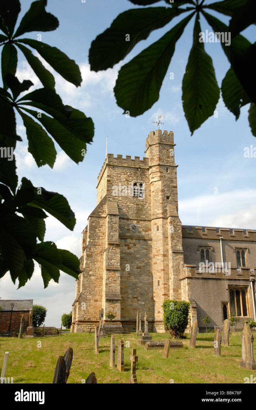 St Michael and all Angels Church in Waddesdon UK Stock Photo - Alamy