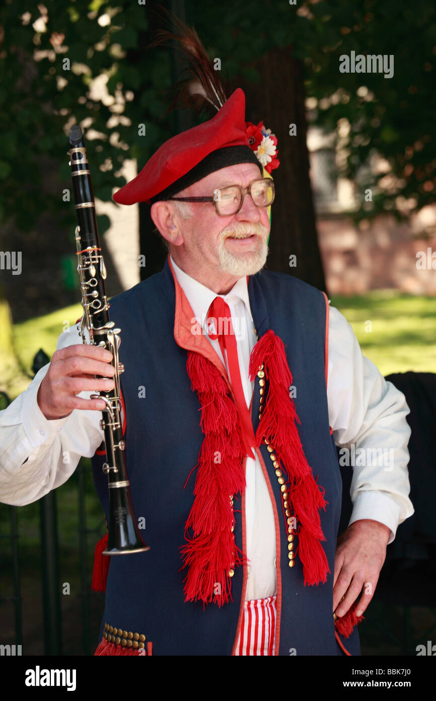 Poland Krakow old man in traditional dress Stock Photo - Alamy