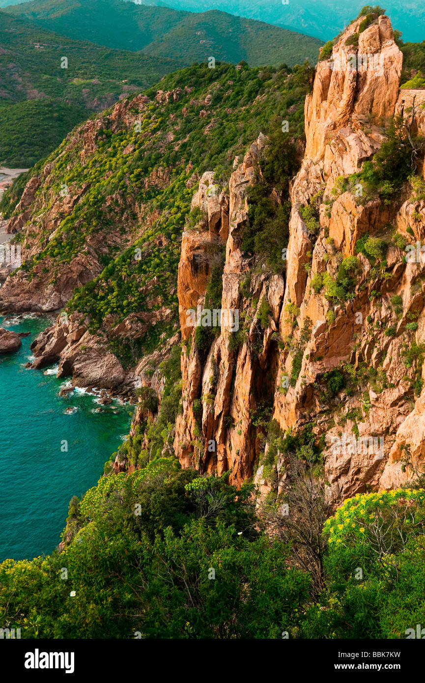 CALANCHES OF PIANA, CORSICA, FRANCE Stock Photo - Alamy