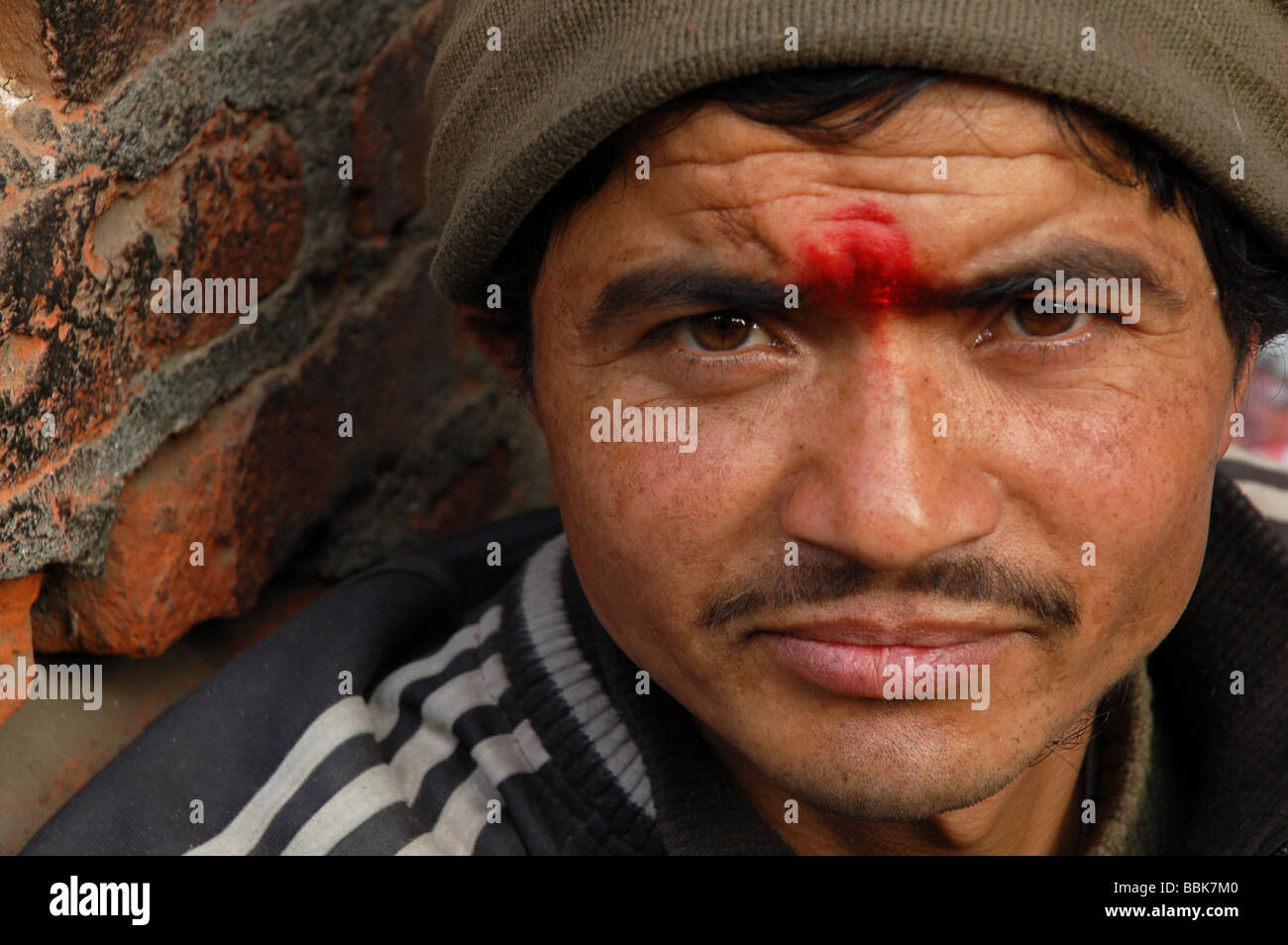 Portrait of a Nepalese man in Kathmandu, NEPAL Stock Photo - Alamy