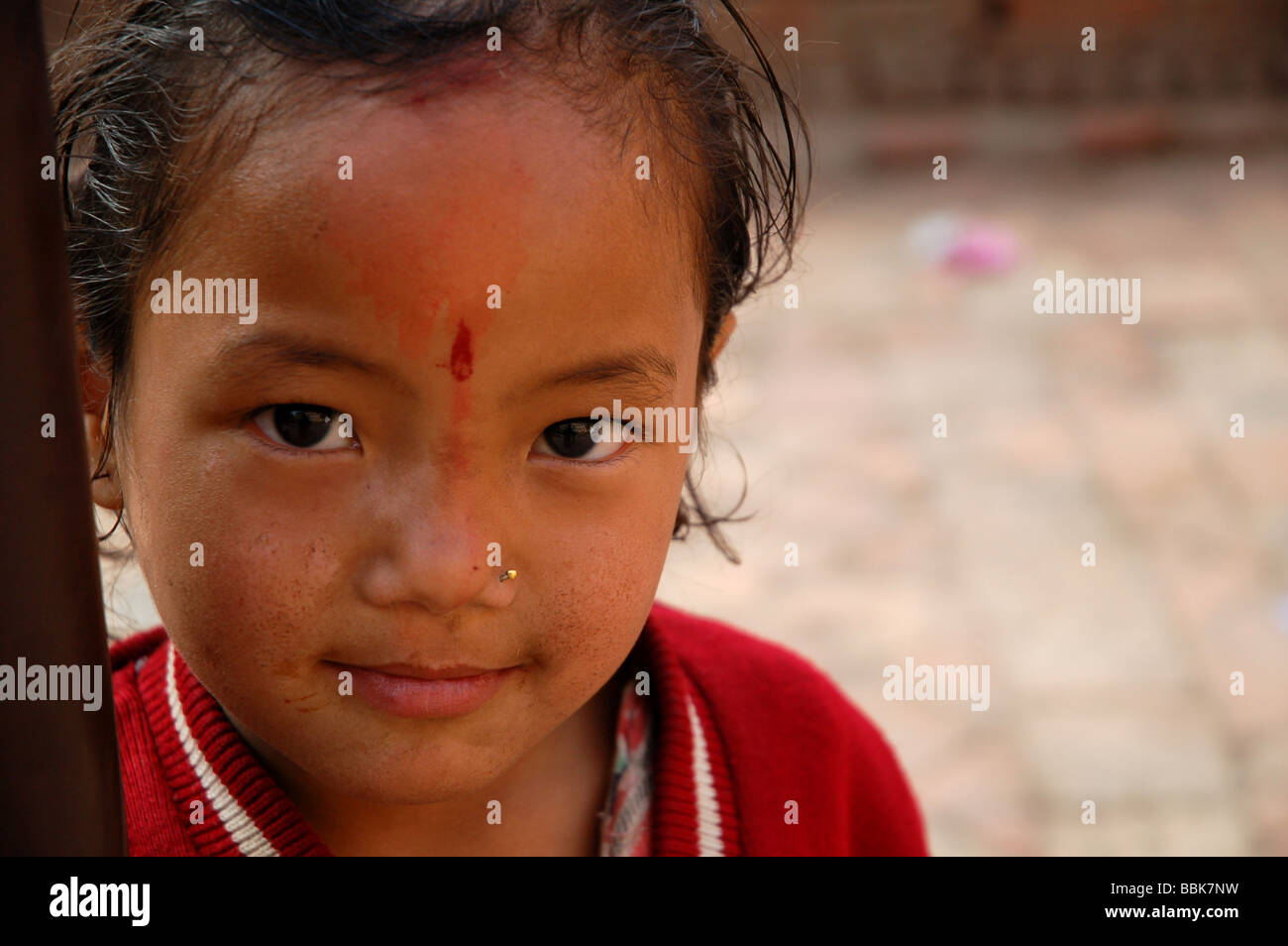 Nepalese kid in Kathmandu, NEPAL Stock Photo - Alamy