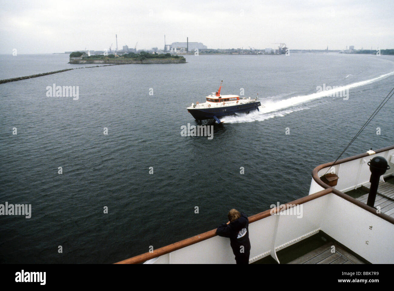hydrofoil boat speed denmark sweden water ocean sea fast ferry Stock ...
