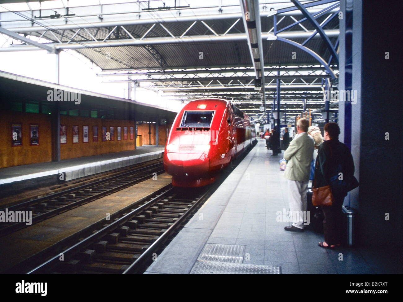 Thalys high speed TGV train europe Belgium Germany rail modern Stock ...