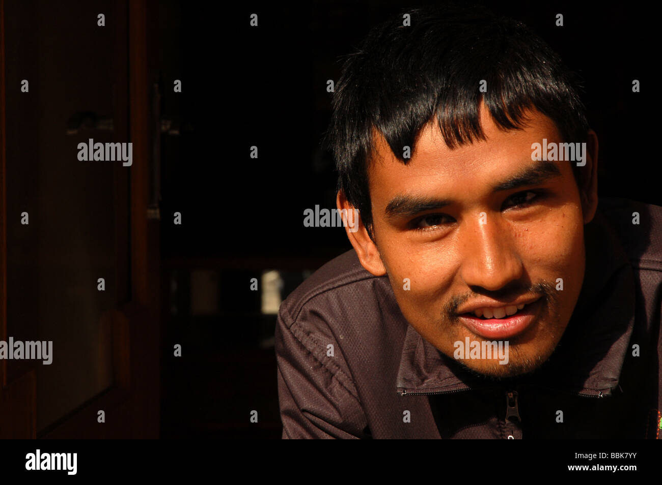 Portrait of a Nepalese man in Kathmandu, NEPAL Stock Photo - Alamy
