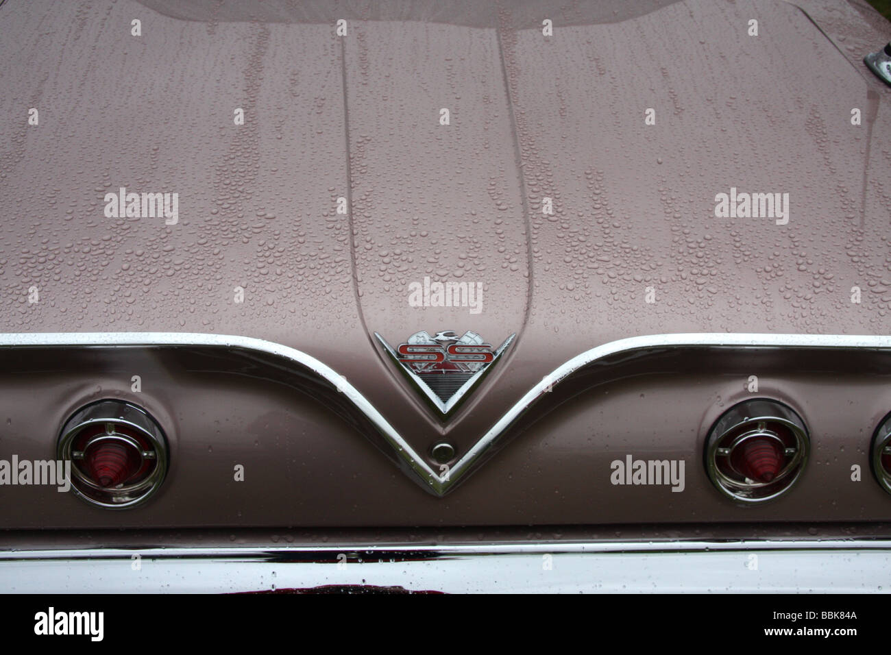Chevy trunk area Stock Photo - Alamy