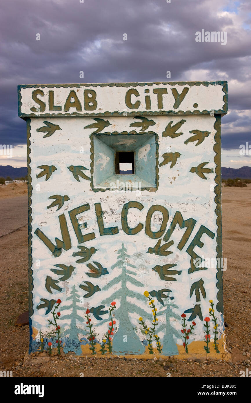 Slab city california hi-res stock photography and images - Alamy