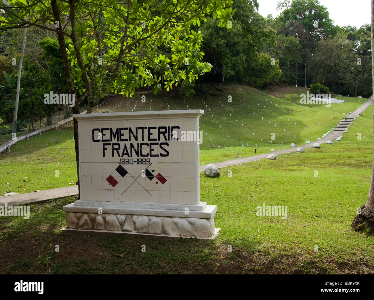 Panama canal french cemetery hi-res stock photography and images - Alamy