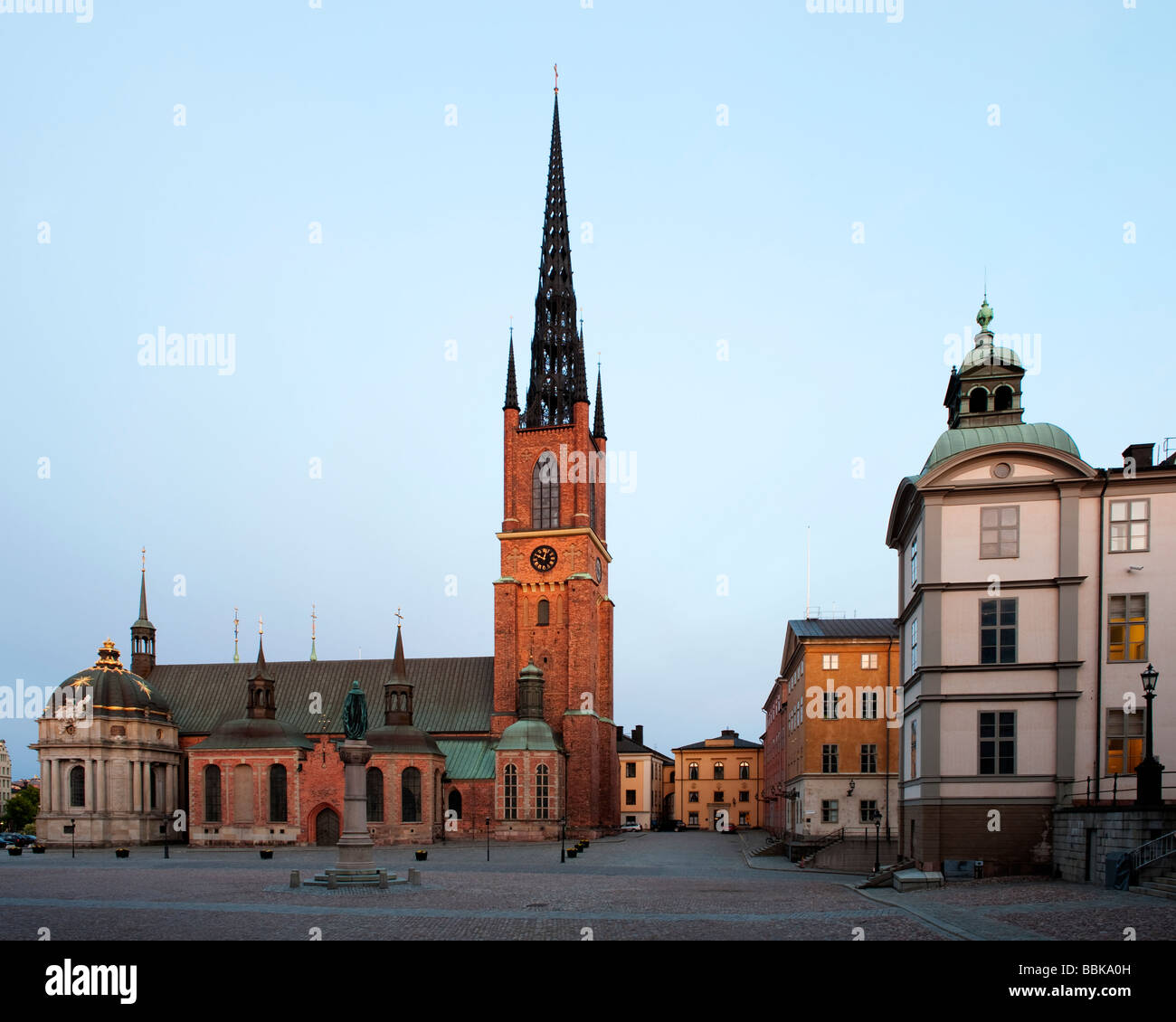 Riddarholmskyrkan church, in Birger Jarls Torg, a square on ...