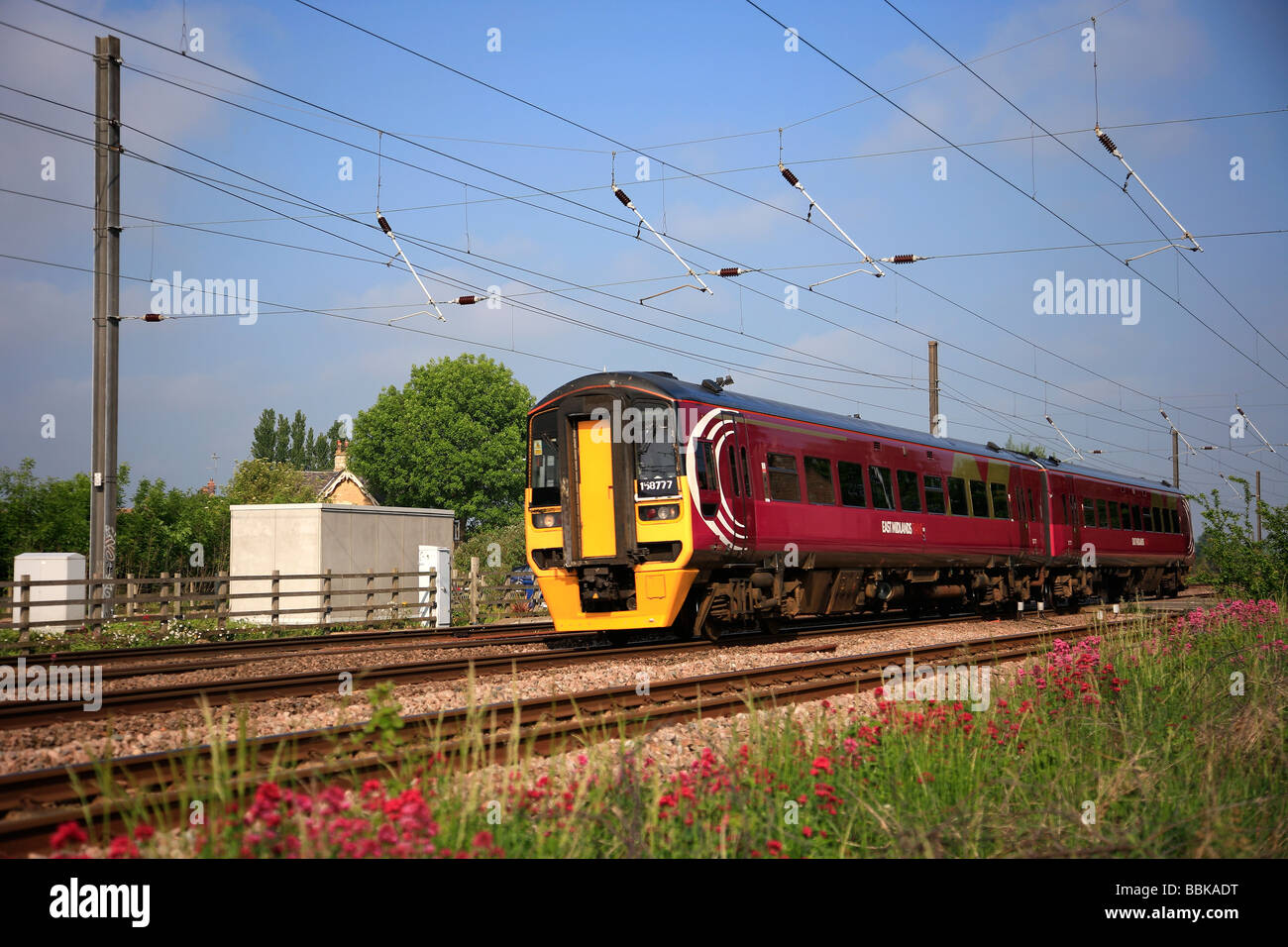 East Midlands Trains 158777 Unit High Speed Diesel Train East Coast ...