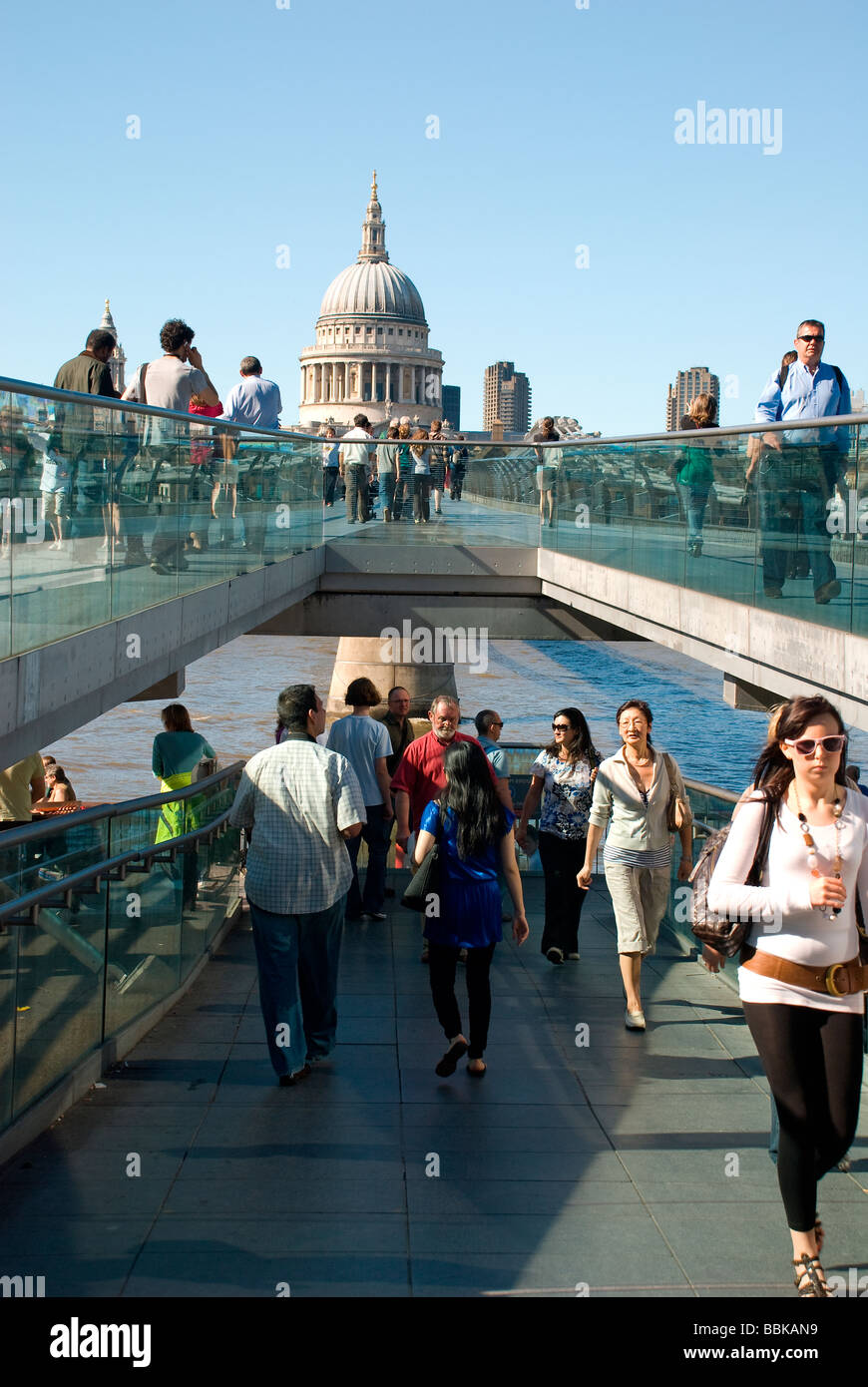 Millennium walkway hi-res stock photography and images - Alamy