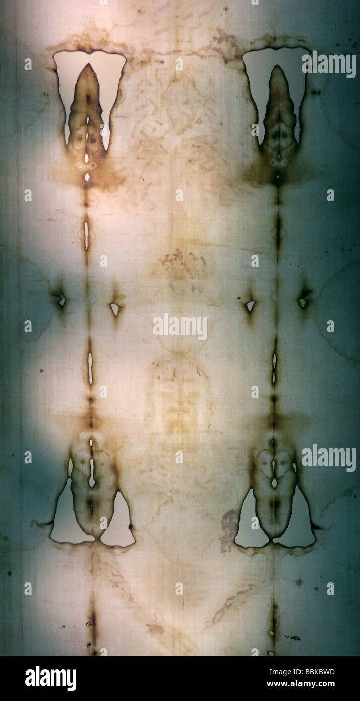 Shroud of Turin on display at the church of Duomo di san Giovanni ...