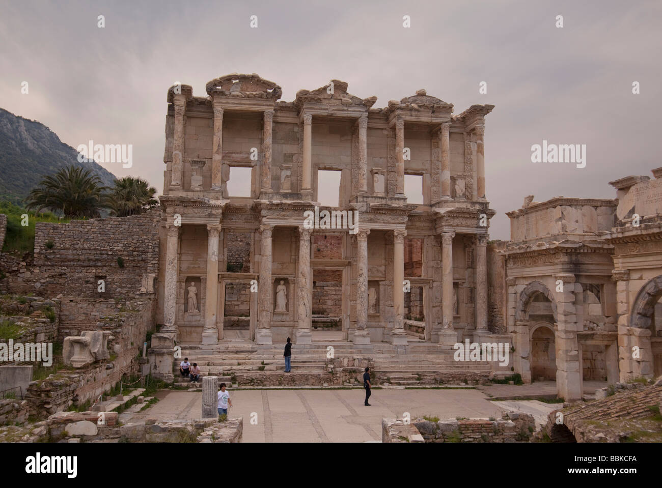 Ancient library at Ephesus in Turkey Stock Photo - Alamy