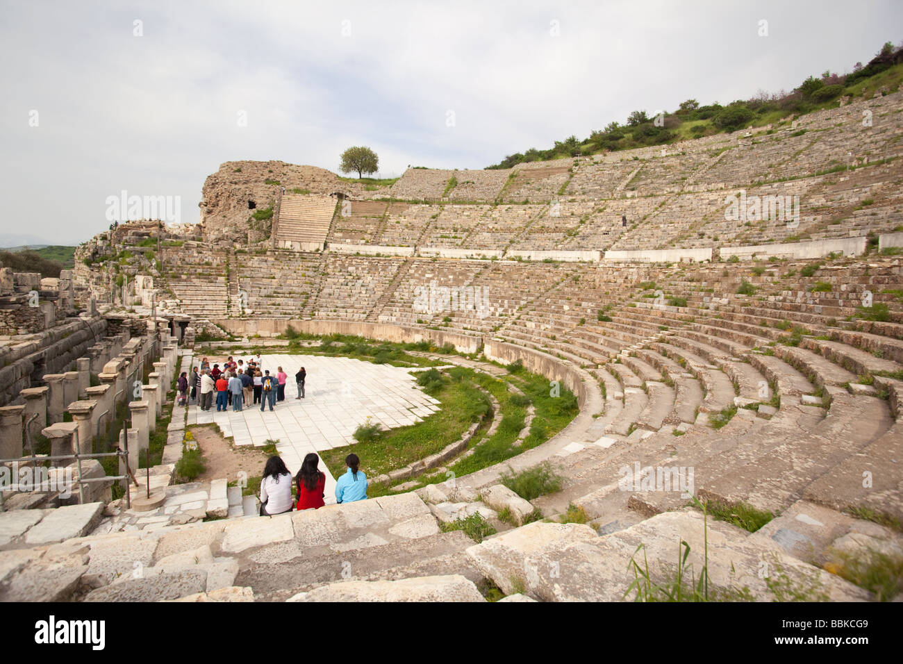 Ancient amphitheater at Ephesus in Turkey Stock Photo - Alamy