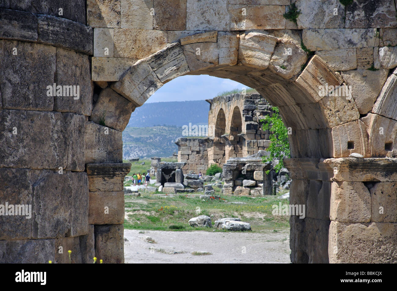 Arch of Domitian, The Agora, Hierapolis, Denizli Province, Republic of ...