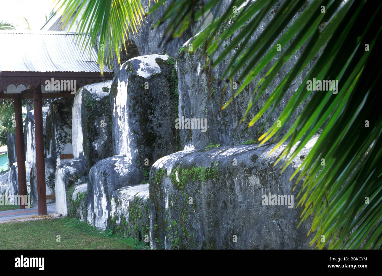 buttresses matavera cicc rarotonga cook islands Stock Photo - Alamy