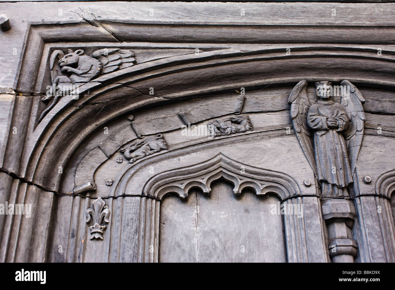 Medieval wood carving hi-res stock photography and images - Alamy