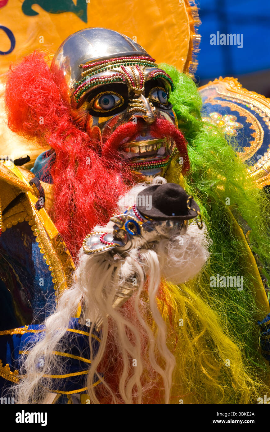 A Moreno Dancer in Oruro Carnival, Bolivia Stock Photo - Alamy