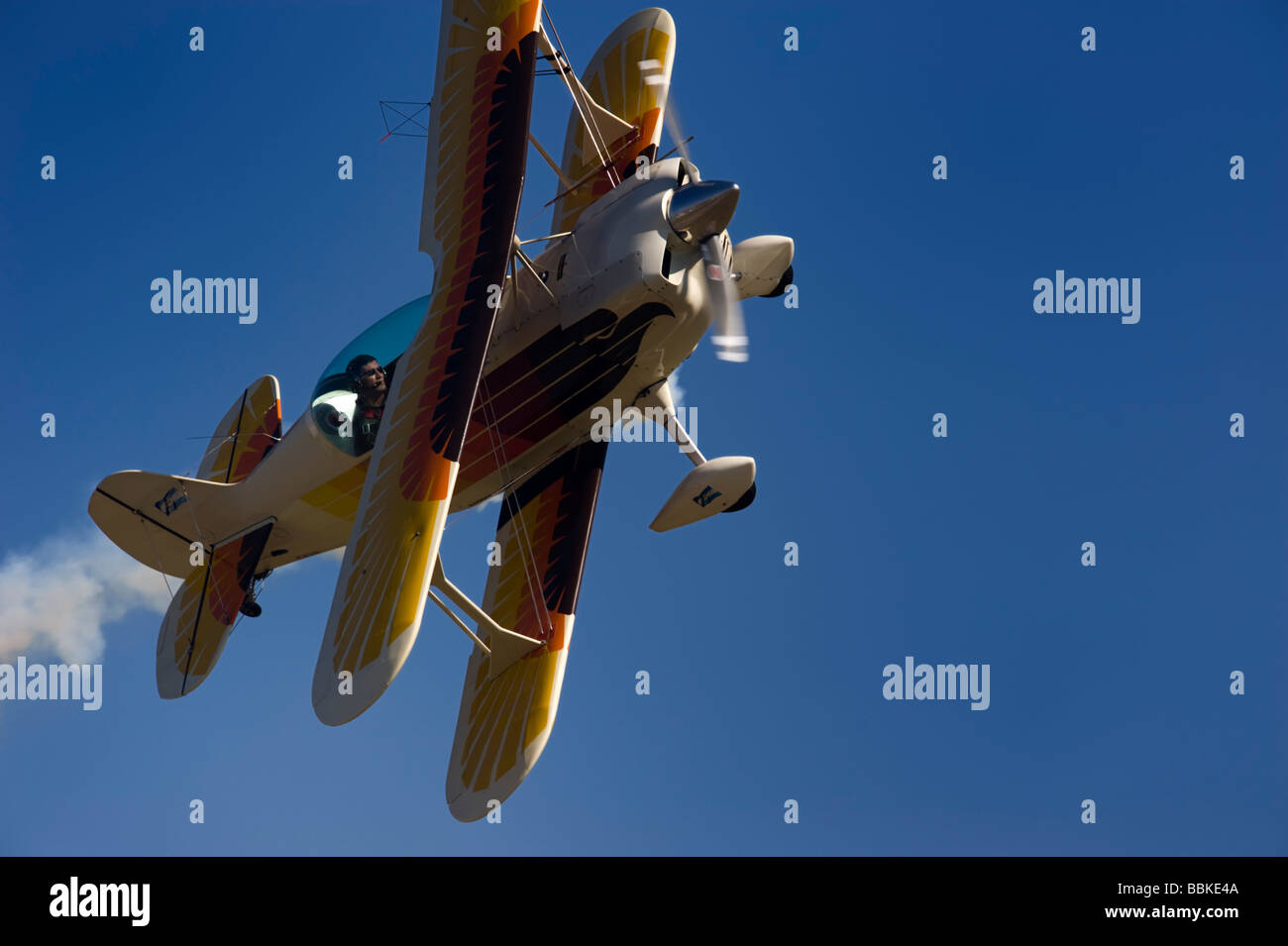 Acrobatic Plane in Flight Stock Photo - Alamy