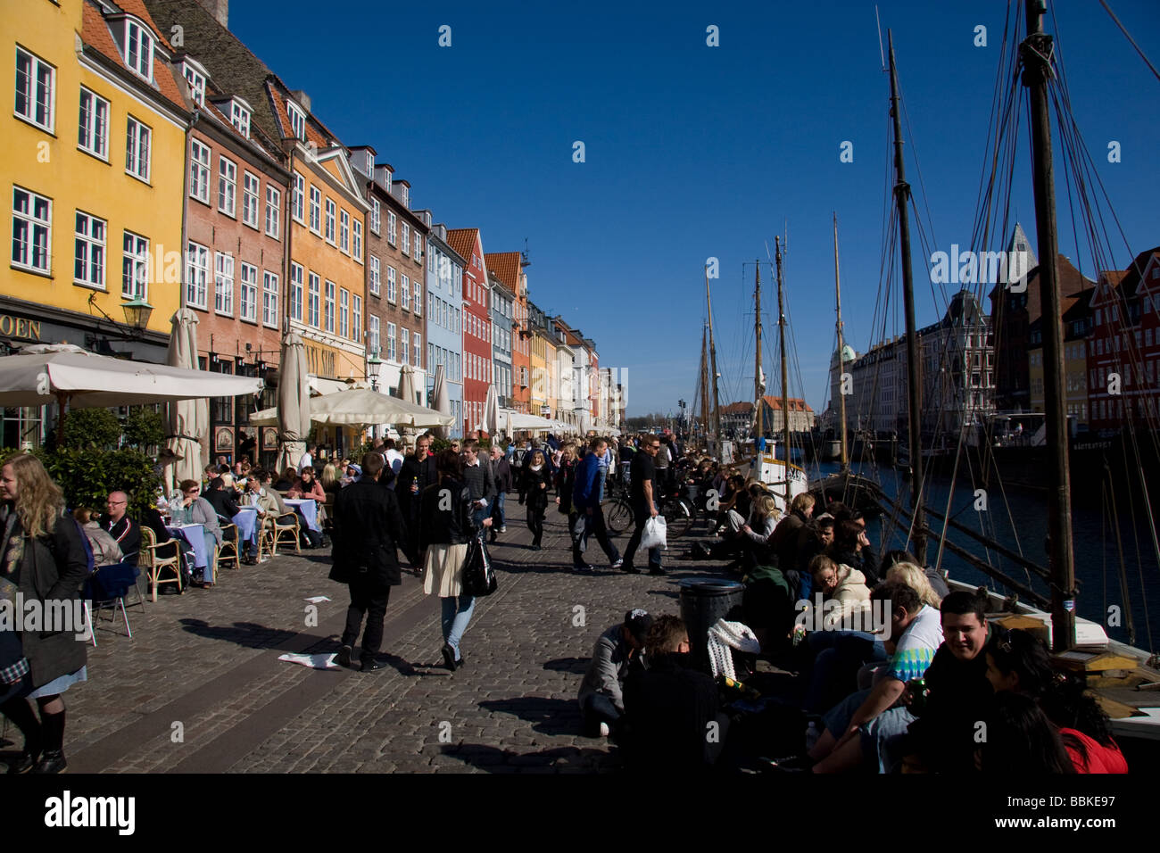 Nyhavn Waterfront, Copenhagen, Denmark Stock Photo - Alamy