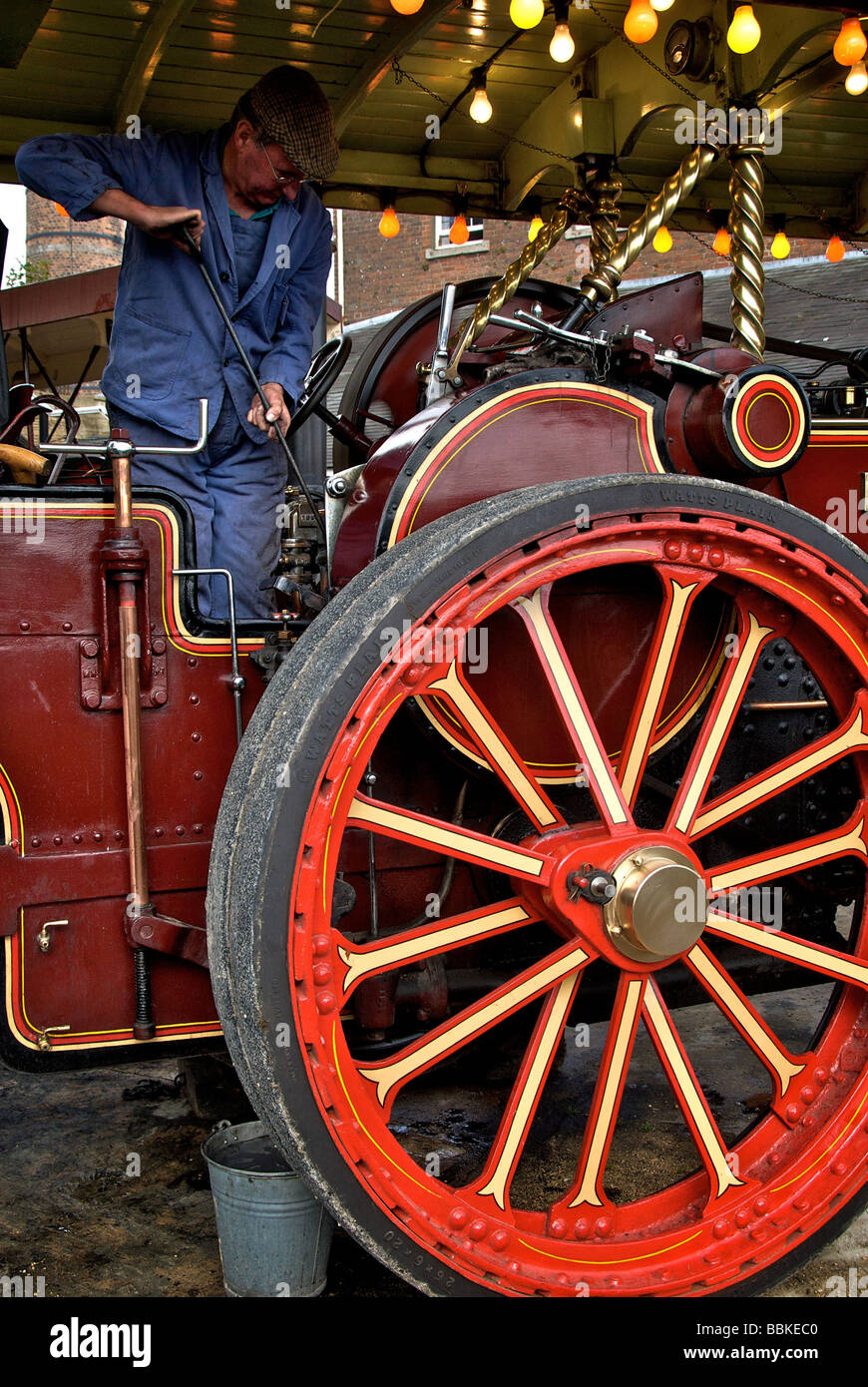 Steam Traction Engines at Crofton Beam Engines Steam Rally Stock Photo ...