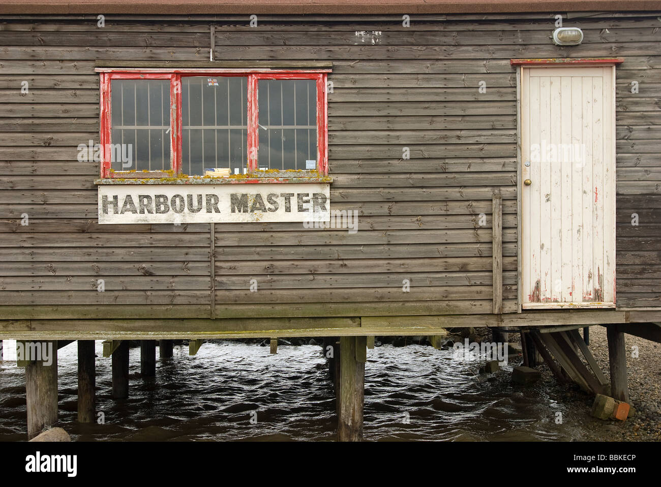 The harbour master's building at Southwold harbour, Suffolk Stock Photo ...