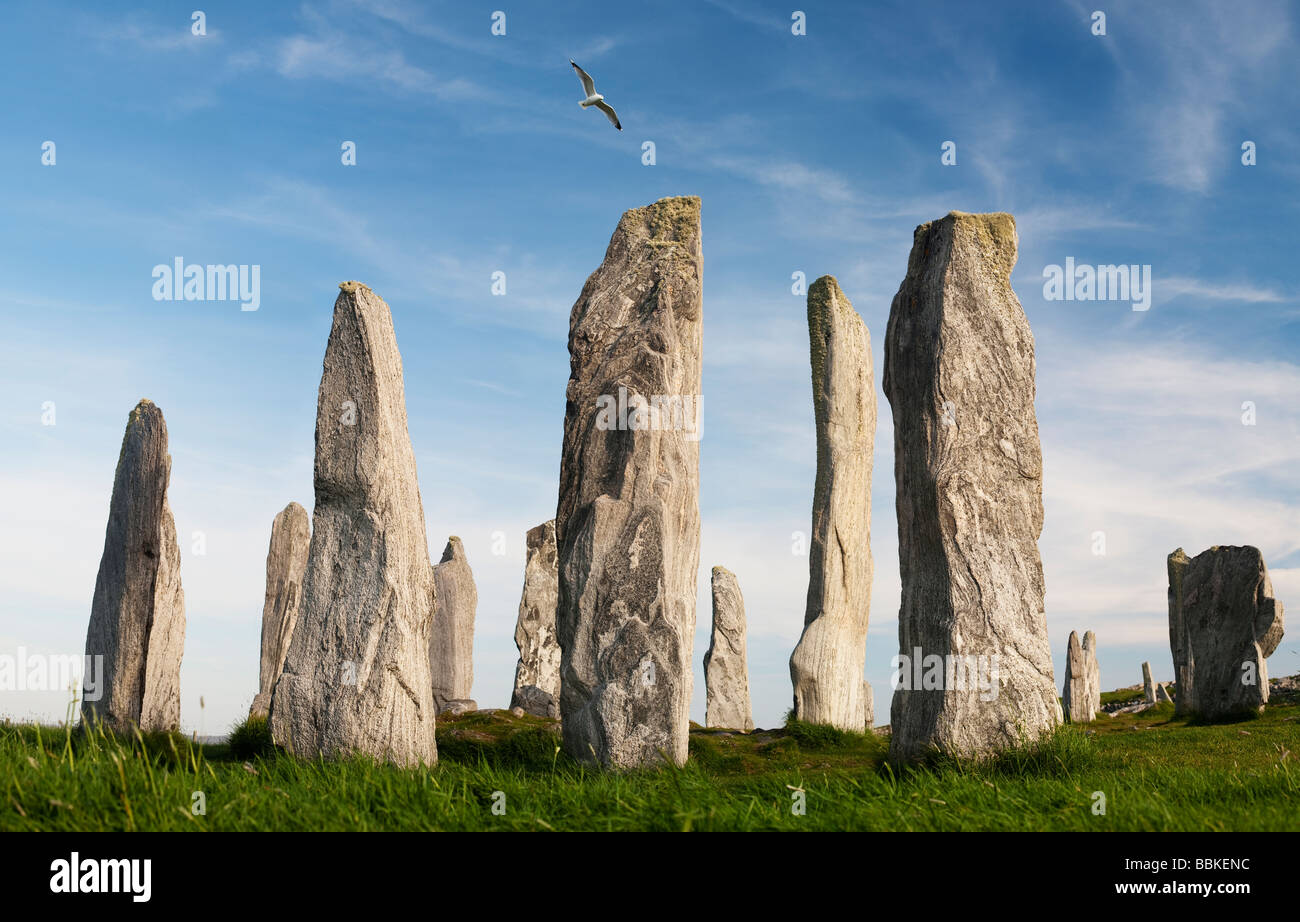 Callanish standing stones, Isle of Lewis, Outer Hebrides, Scotland ...