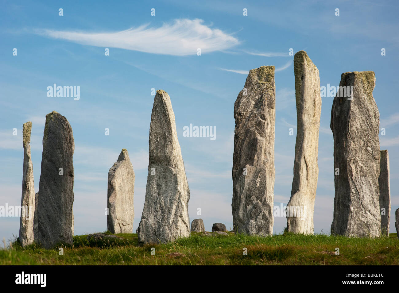 Callanish standing stones, Isle of Lewis, Outer Hebrides, Scotland ...