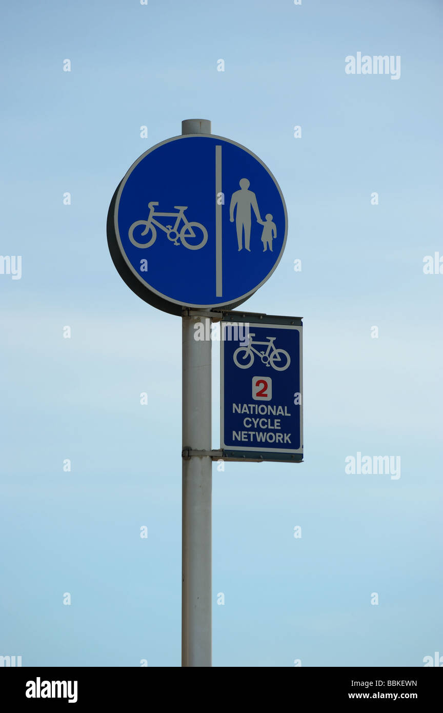 National cycle network signage route hi-res stock photography and ...