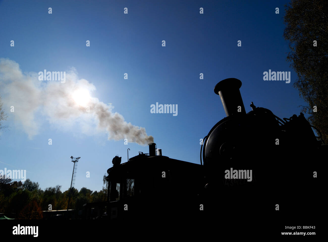 Steam Locomotive coal tank engine railway Stock Photo - Alamy