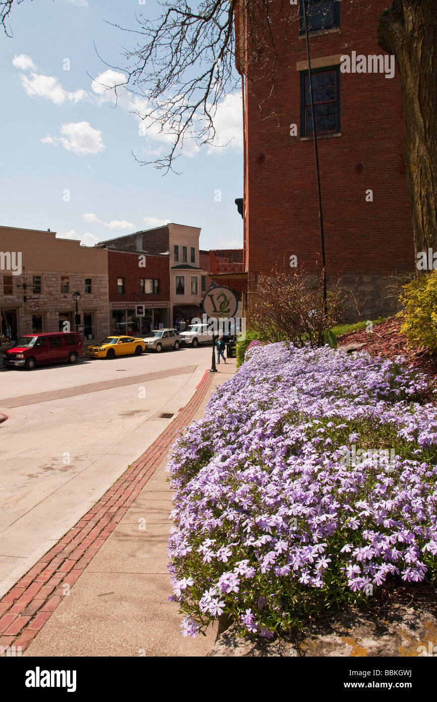 Main street in historic downtown Galena, Illinois Stock Photo - Alamy