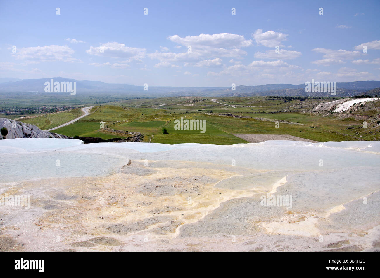 Travertine terraces pamukkale turkey hi-res stock photography and ...