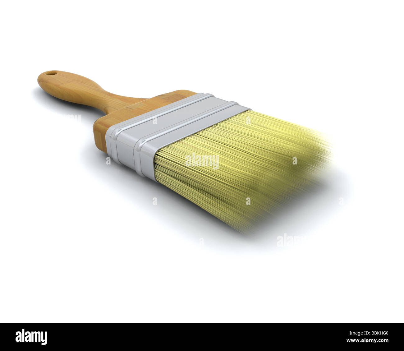 3d render paint brush isolated hi-res stock photography and images - Alamy