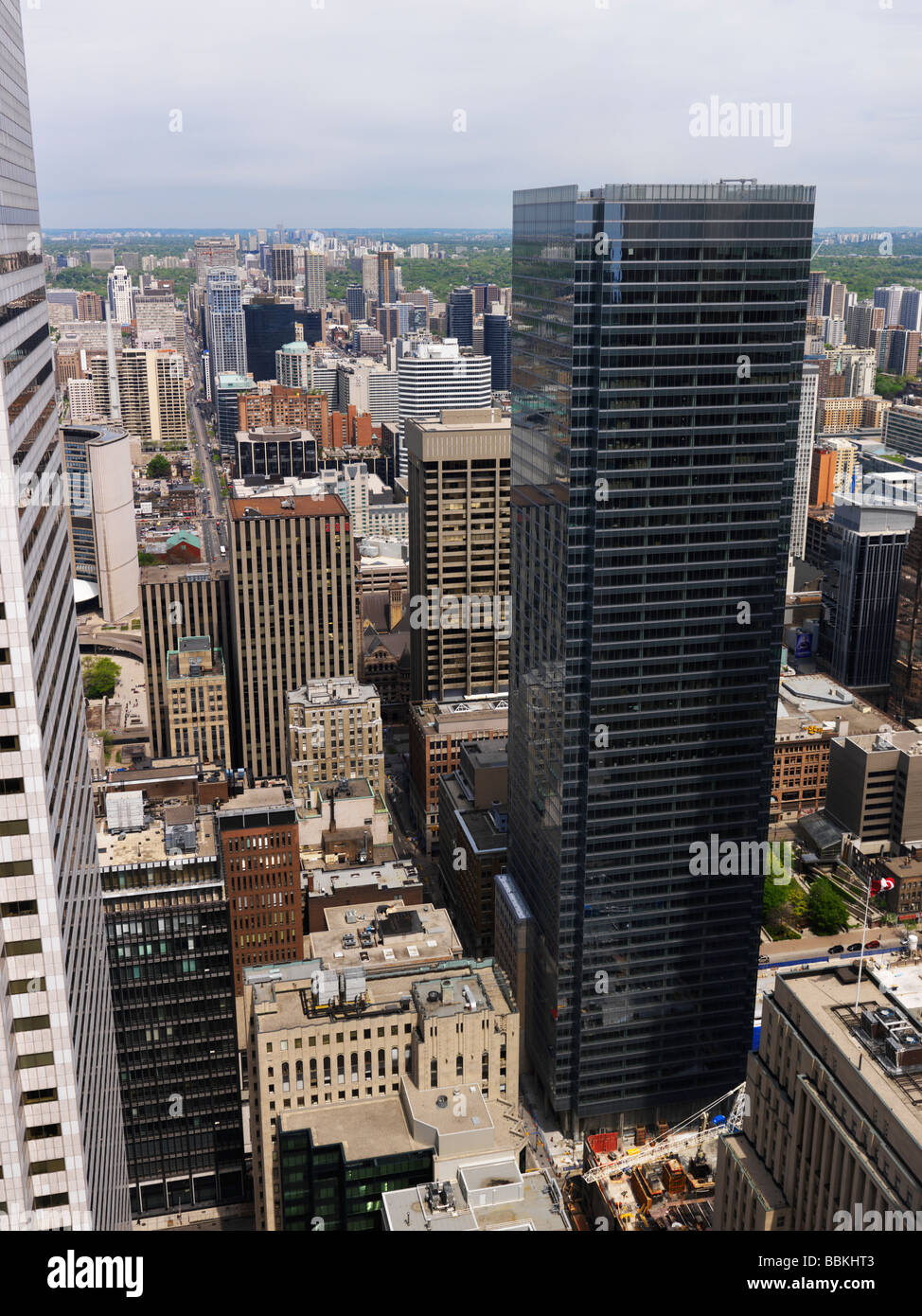 Aerial view downtown Toronto Stock Photo - Alamy
