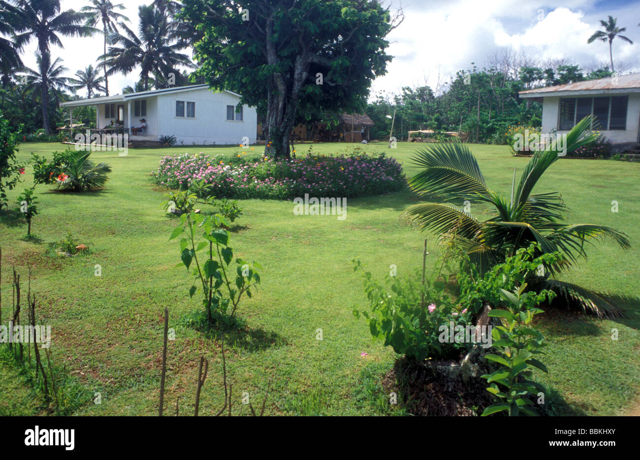 house in tamarua mangaia cook islands Stock Photo - Alamy