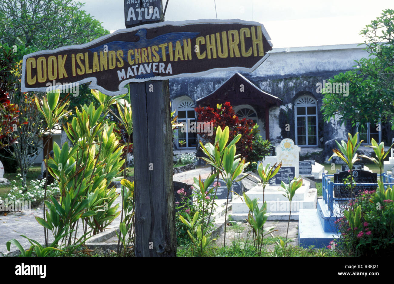 matavera cicc rarotonga cook islands Stock Photo - Alamy