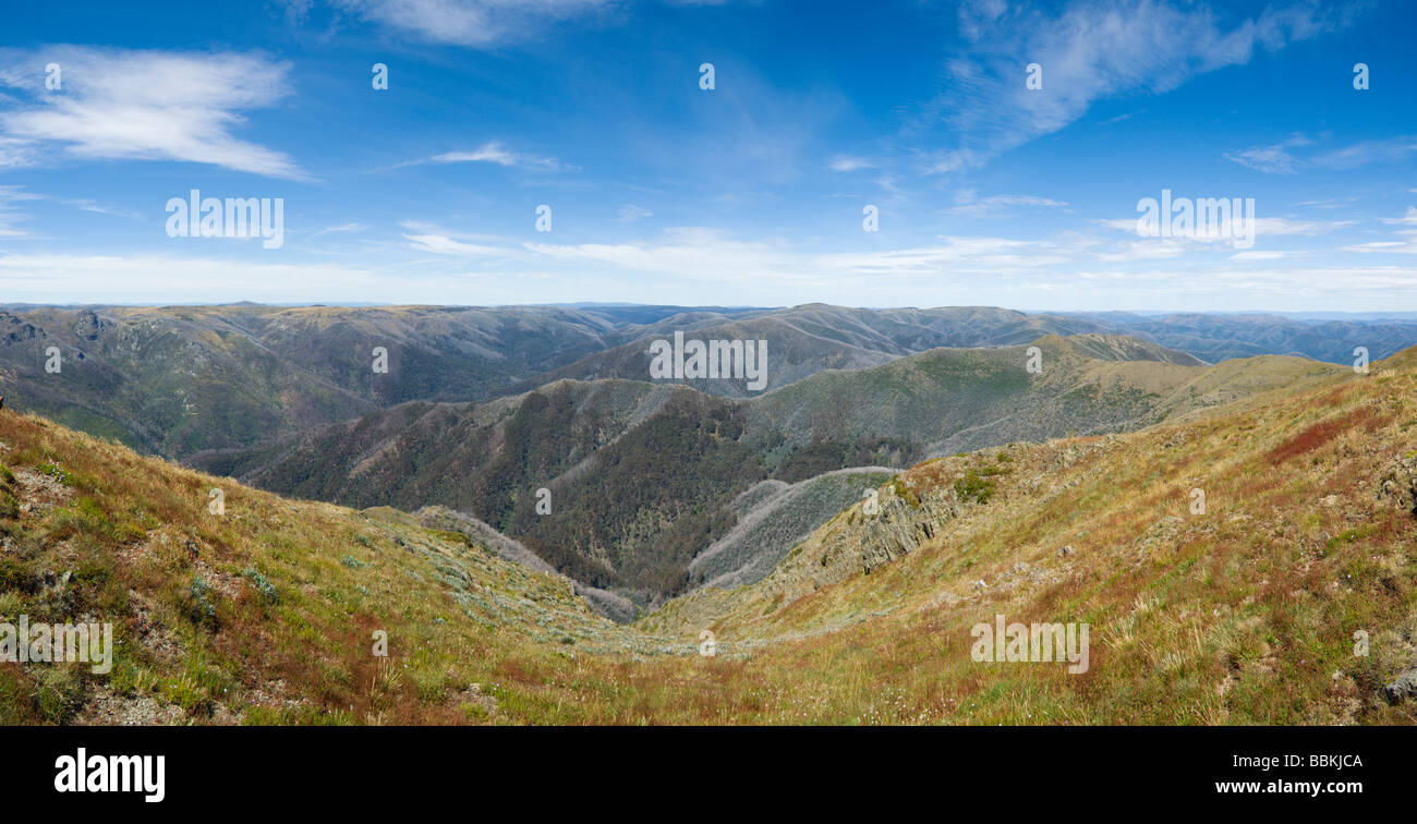 Australian Alpine Panorama Stock Photo - Alamy