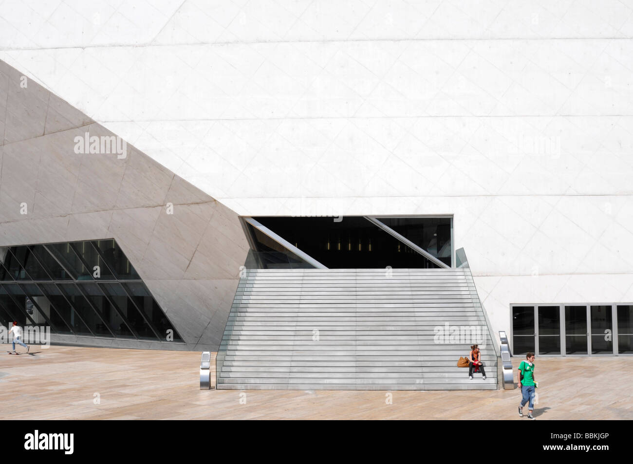 City concert hall Casa da Mùsica opened in 2005, Porto, North Portugal ...