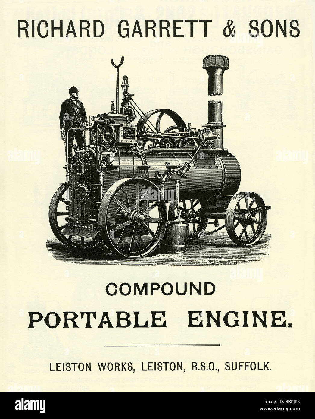 Advertisement in a Victorian mail-order catalogue for a portable ...