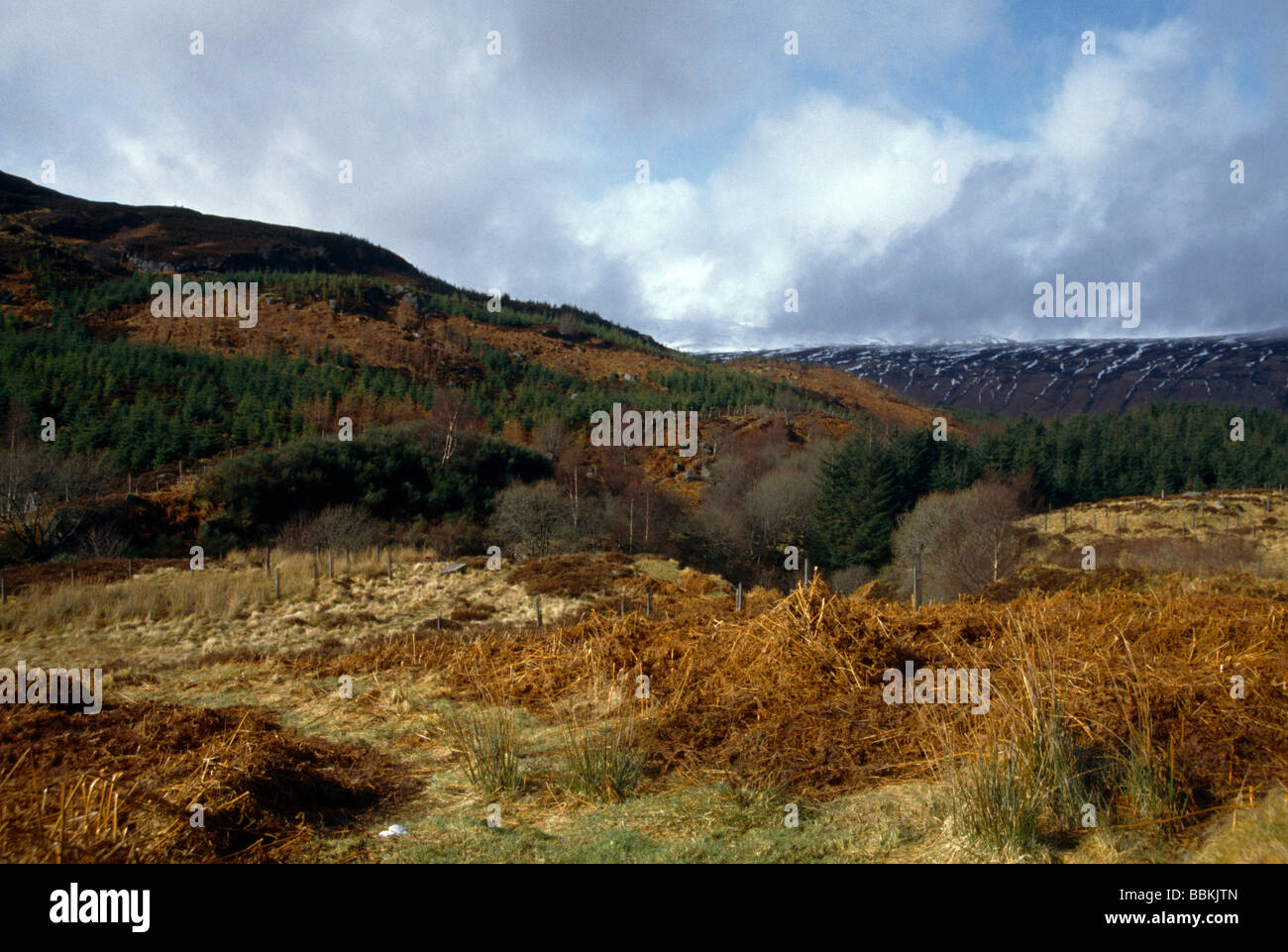 Glen Coe Scotland Autumn Landscape Stock Photo - Alamy