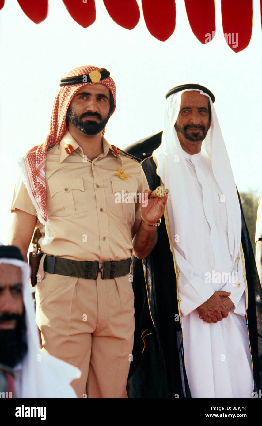 Sheikh Rashid & Sheikh Mohammed Dubai UAE Stock Photo - Alamy