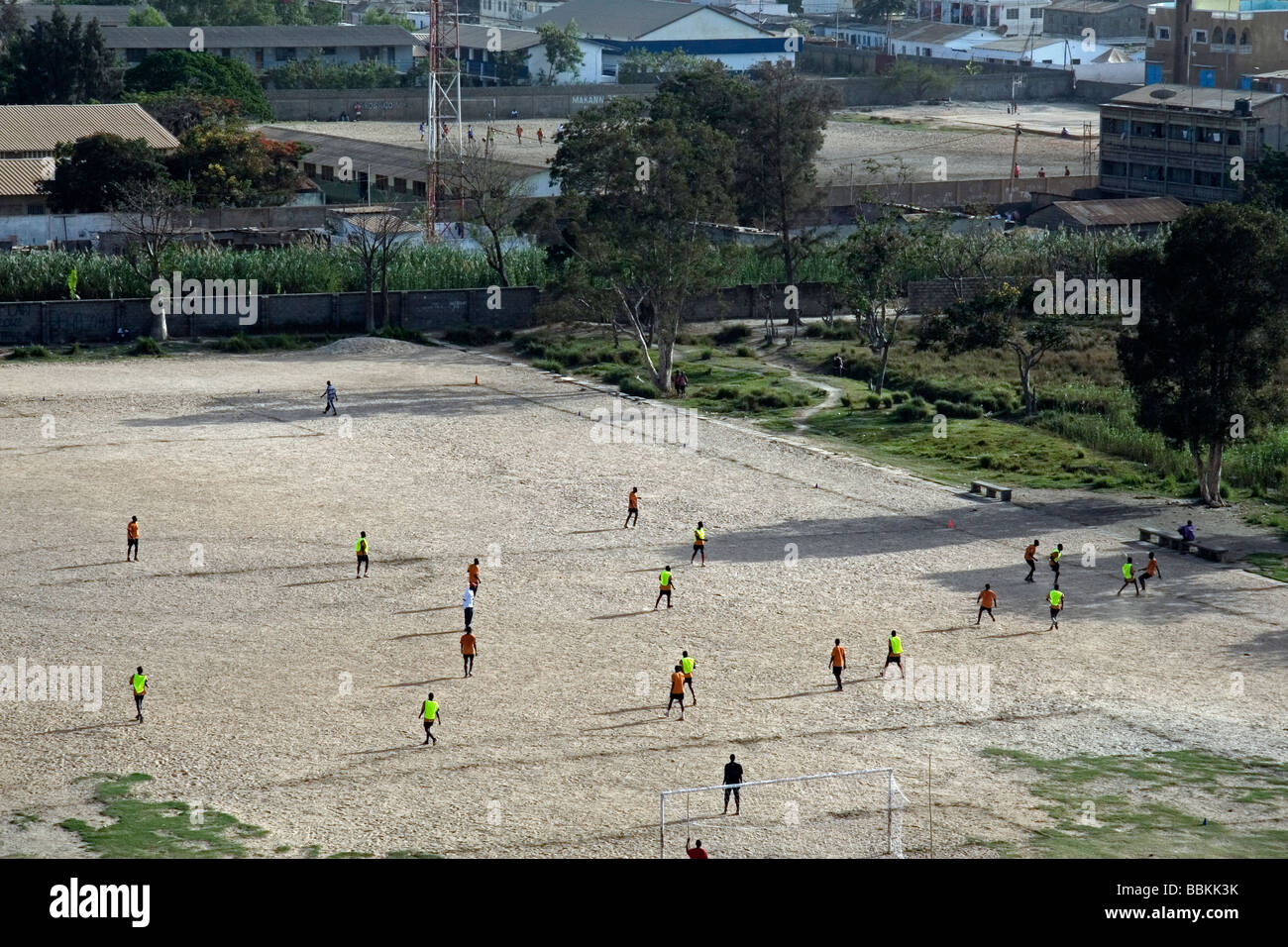 Football match in progress Banjul Gambia West Africa Stock Photo - Alamy