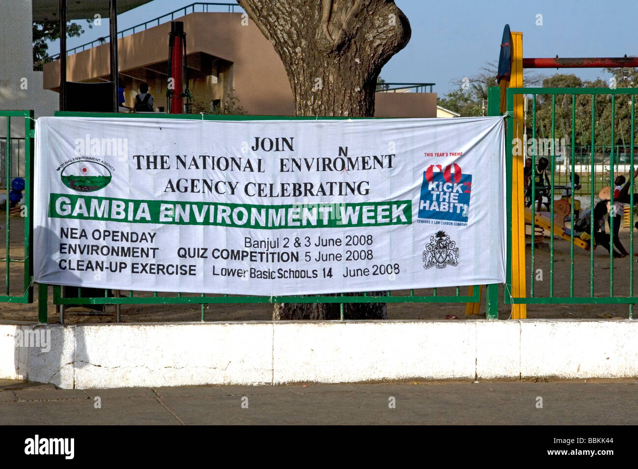 Banner advertising Gambia Environment Week campaign for environmental ...