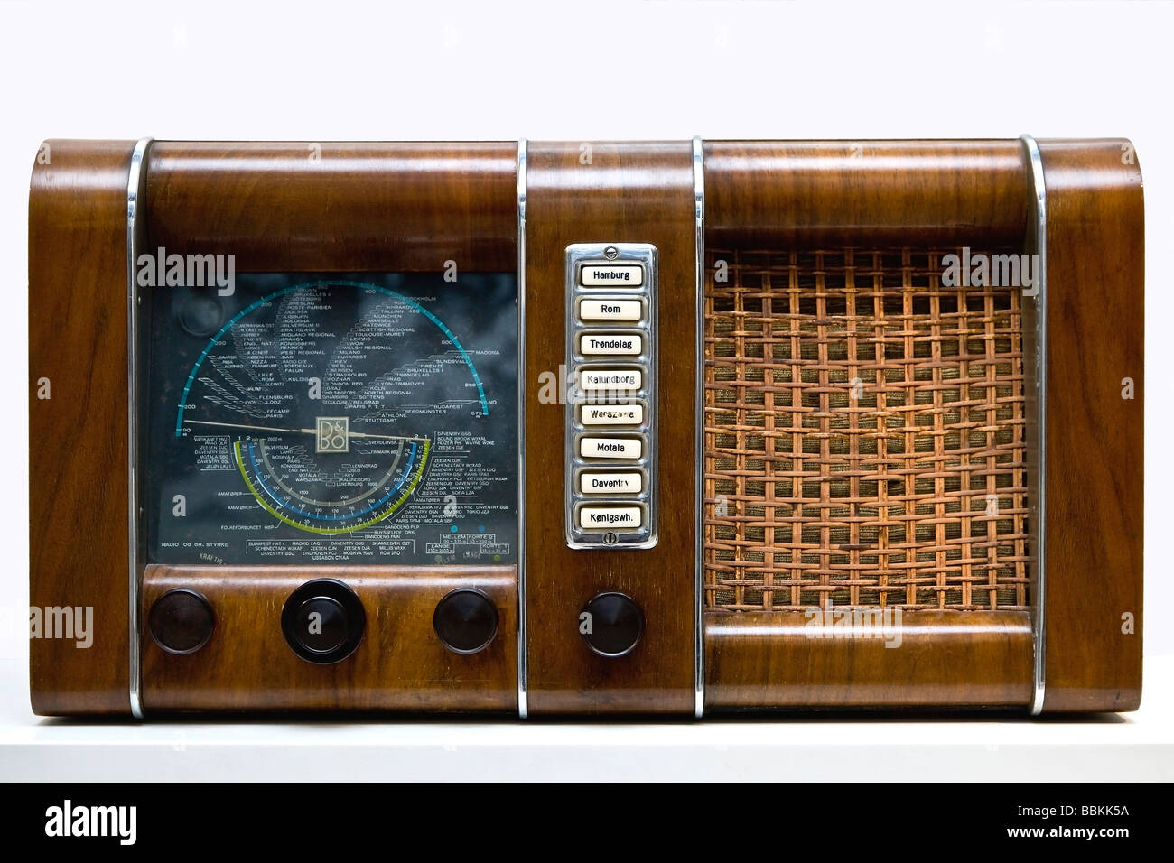 Old B&O radio Stock Photo - Alamy